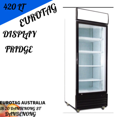 EUROTAG 420Lt COMMERCIAL UPRIGHT DISPLAY Fridge commercial Grade brand ...
