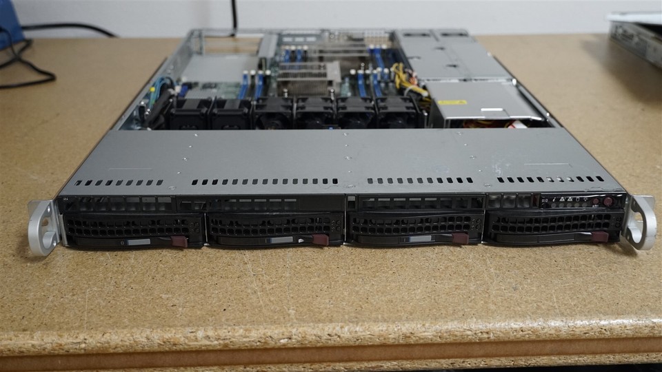 SUPERMICRO CSE-815 4LFF X10DRW-ET 2x 12C E5-2680v3 2.5GHz 128GB RAM 4x ...