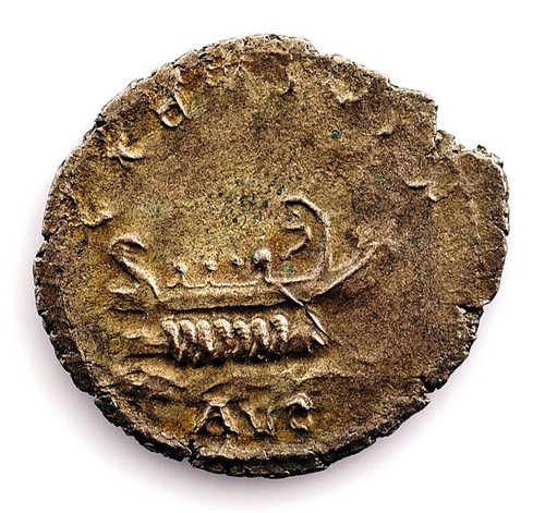 Rome-Posthumous. Antoniano "Oared galley". Lugdunum (260-261 AD). 2.8 g ...