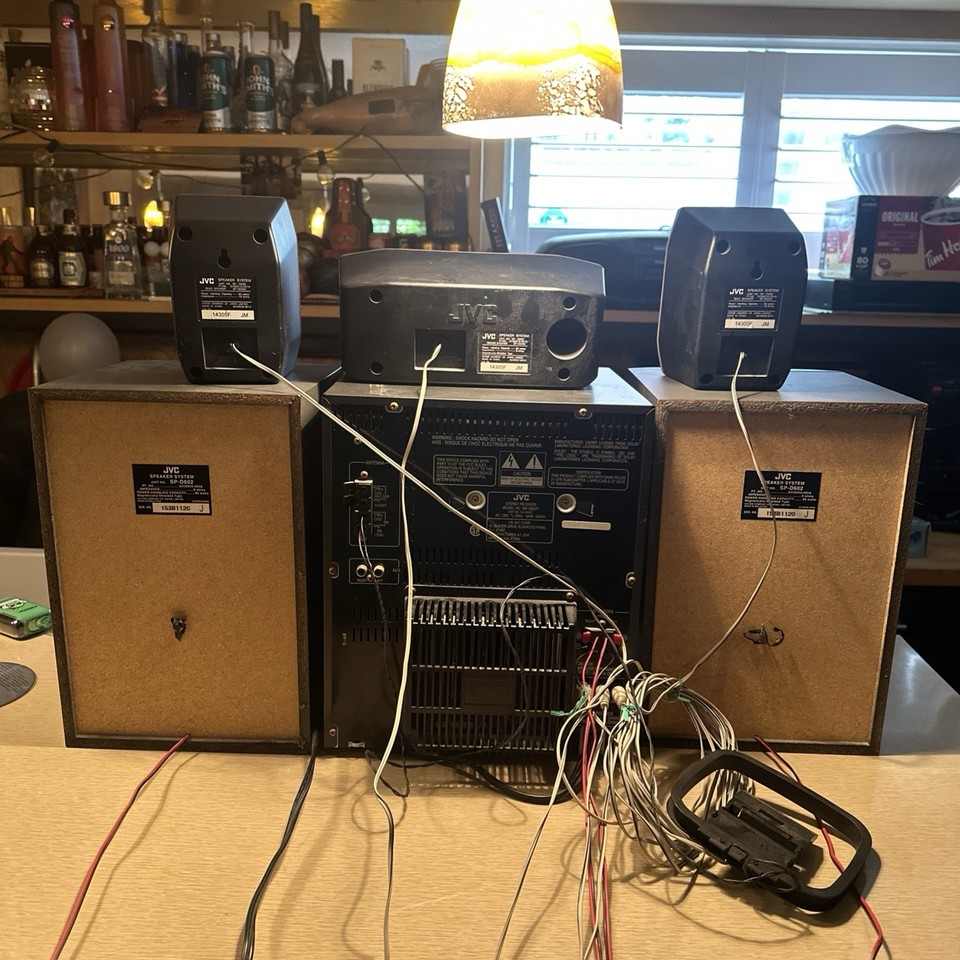 JVC MX-D602T Hi-Fi Compact Component System& Speakers - Tested Working ...