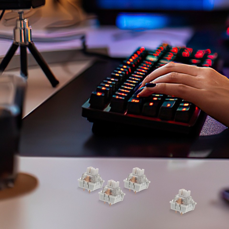 10 Pcs Computer Keyboard Switch Accessory Mechanical Replacement Part ...