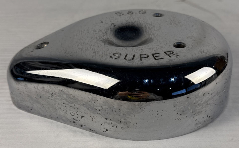 S & S CYCLES SUPER TEAR DROP STYLE AIR CLEANER COVER CHROME | eBay