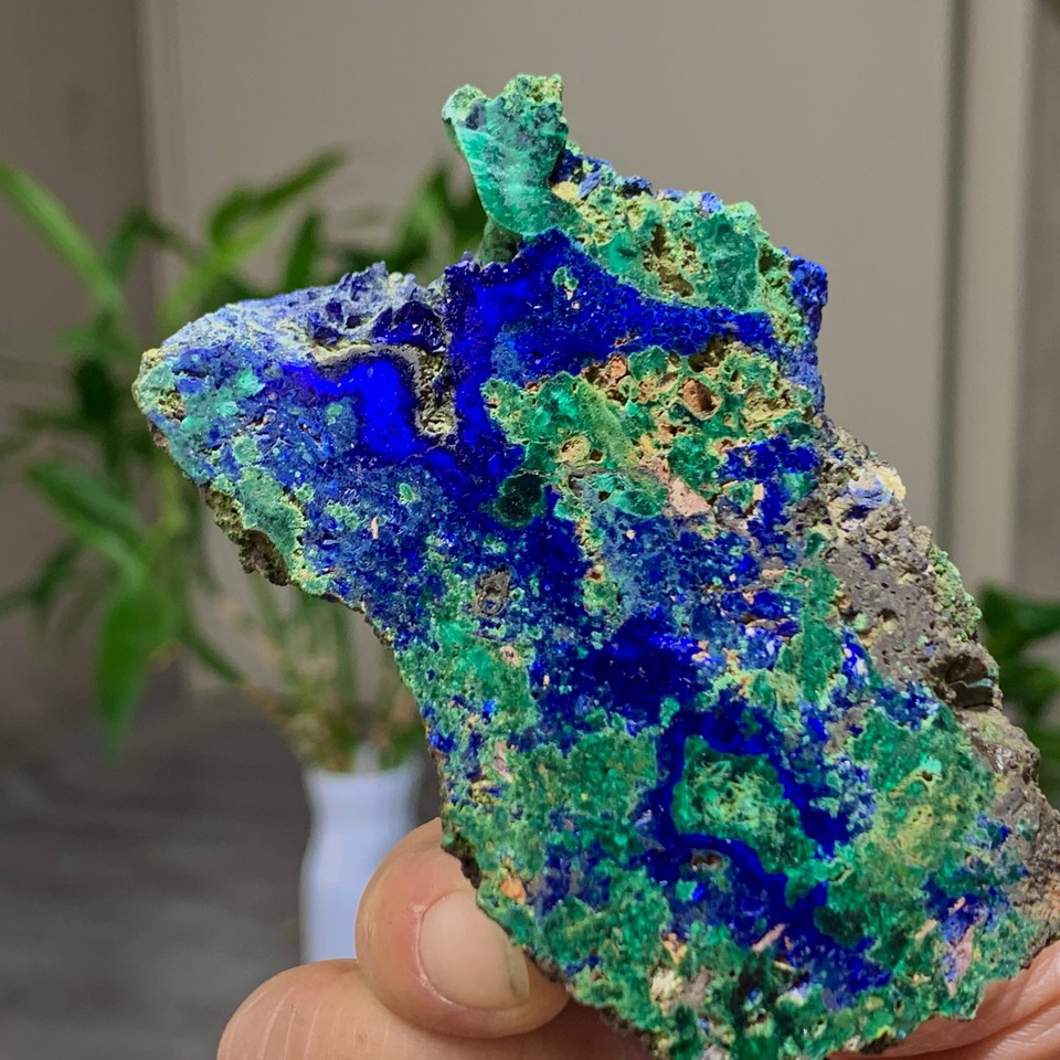 142G Best Natural Azurite/Malachite raw Crystal Mineral Specimen | eBay