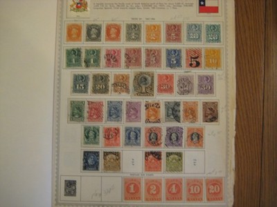 Chile Collection on Pages - WDWPhilatelic (B1K) 10-25 | eBay