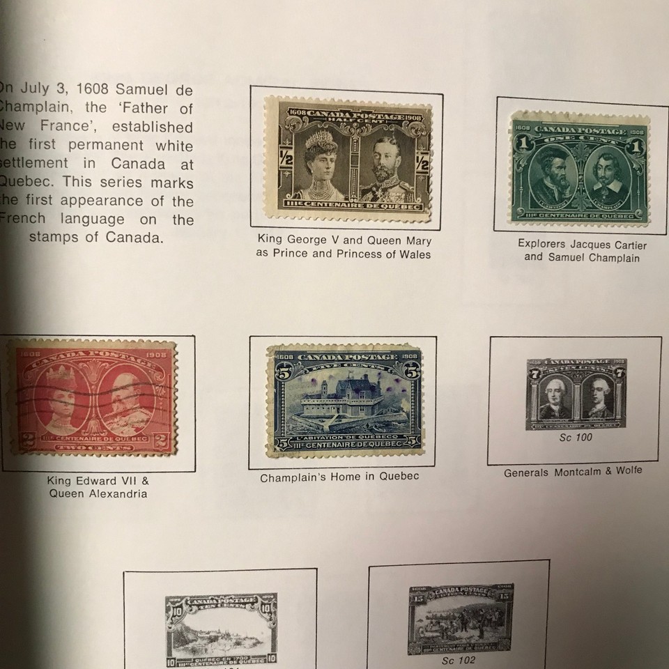 USED COLLECTION CANADA Nefwfoundland 1820 STAMPS Count 1851 1976 SCOTT ...