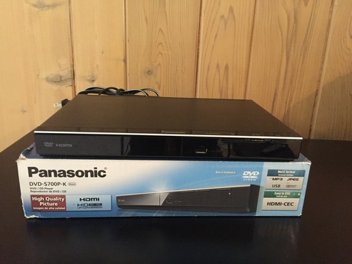 Panasonic DVD Player Model DVD-S700, Full HD, Black, USB HDMI, No ...