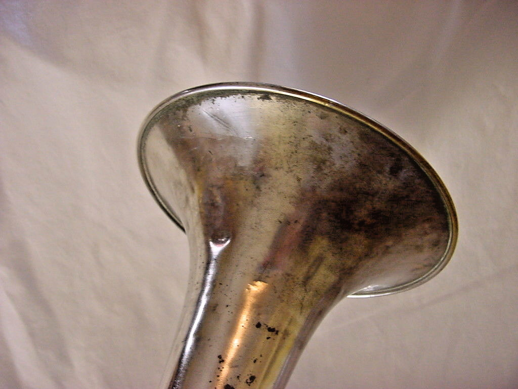 THE KING by H N WHITE TROMBONE CRYSTAL SILVER SLIDES LIONS HEAD 1894 ...