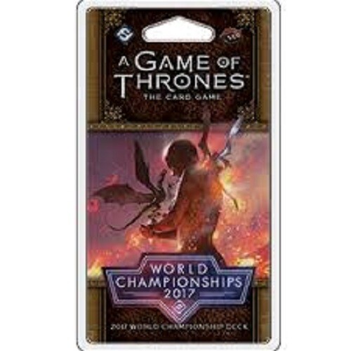 GAME OF THRONES LCG WORLD CHAMPIONSHIPS 2017 DECK CARD GAME BRAND NEW ...