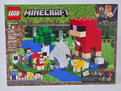 LEGO Minecraft Wool Sheep Farm 21153 - New & Sealed in Damaged Box | eBay
