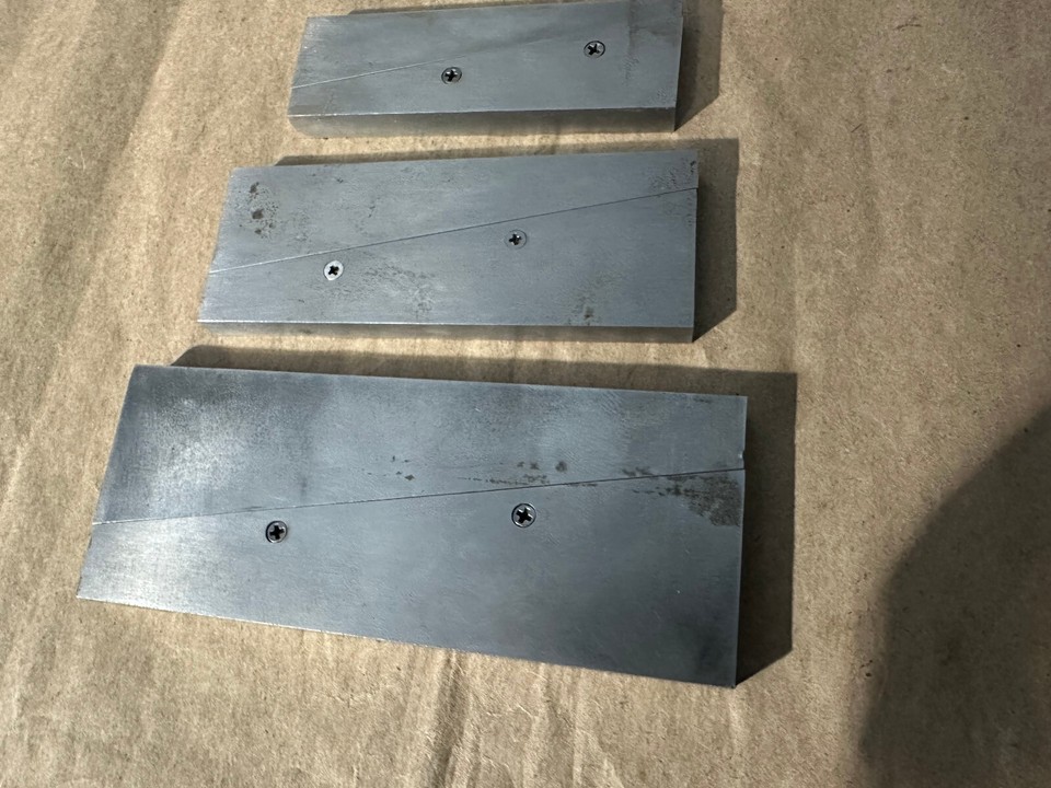 USA MADE 6 PIECE ADJUSTABLE SLIDING PARALLELS / MACHINIST TOOLS .375 ...