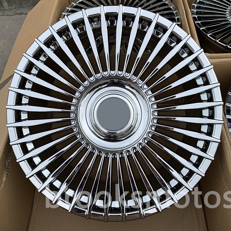 18" 36 SPOKE CHROME STYLE WHEELS RIMS FITS FOR MERCEDES BENZ W140 S ...