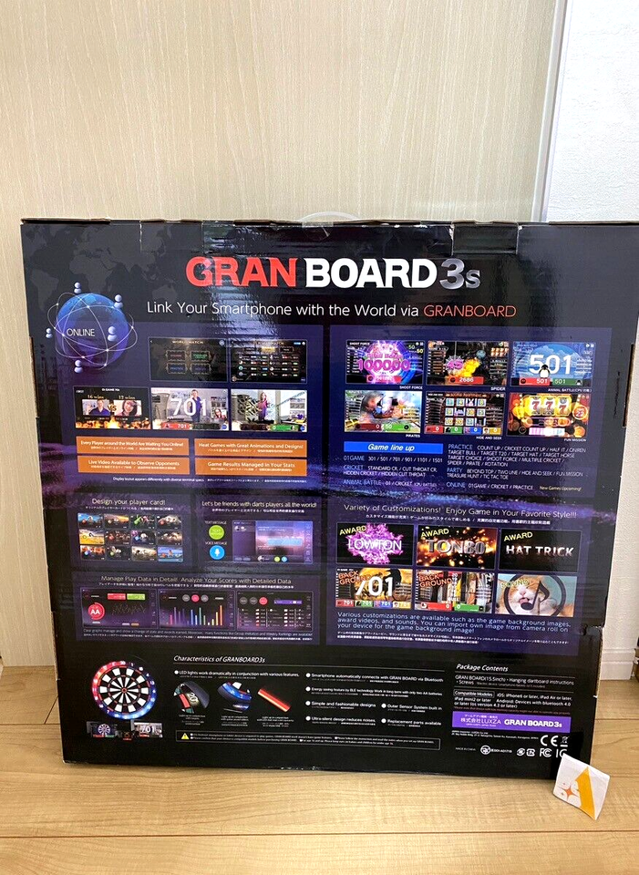 GRAN DARTS 551000072000 Dart Board Grand Board 3s Blue Type New | eBay