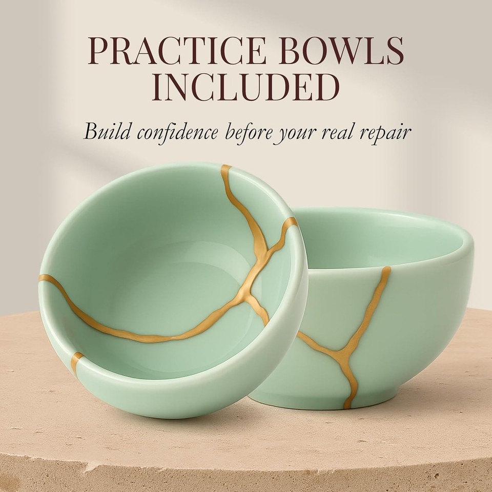 Kintsugi Repair Starter Kit with Gold Powder - DIY Ceramic Repair, Top Pick by | eBay UK