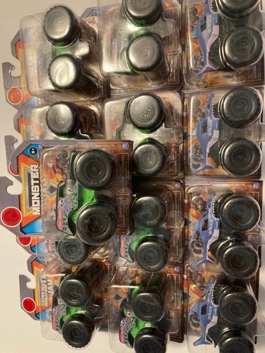Monster Jam Cars 1:72 Model 9 green, 4 Blue (Total 13 Cars) | eBay