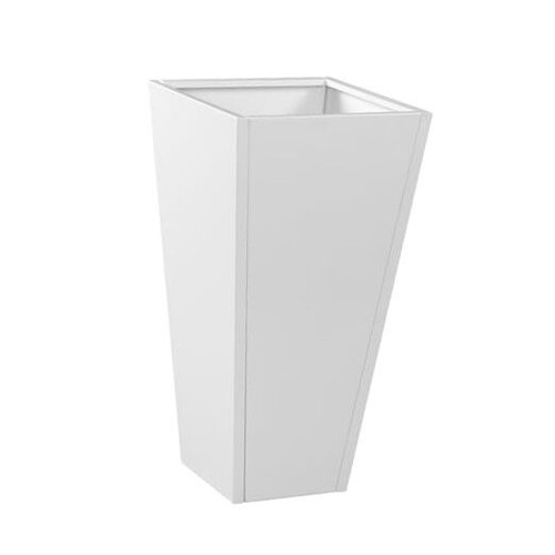 Tall Tapered Planter Front Porch Taper Metal Modern Flower Plant Pot ...