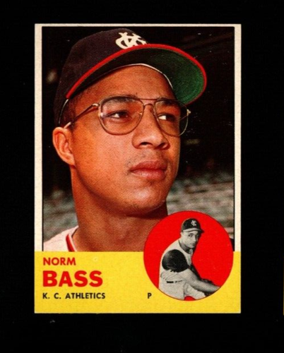 4205* 1963 Topps # 461 Norm Bass NM-MT | eBay