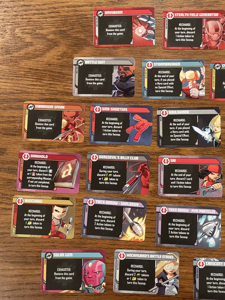 CMON MARVEL UNITED MULTIVERSE CLASSIC EQUIPMENT CARDS Kickstarter ...