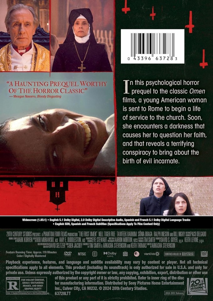 The First Omen (DVD, 2024) 43396637283| eBay