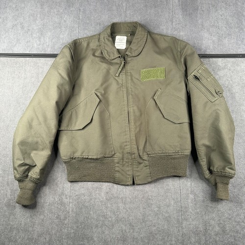 US Military Cold Weather Flyers Jacket Small S Mens Flight CWU-36/P ...