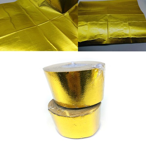 16/32FT Thermal Exhaust Tape Air Intake Heat Insulation Shield Wrap ...