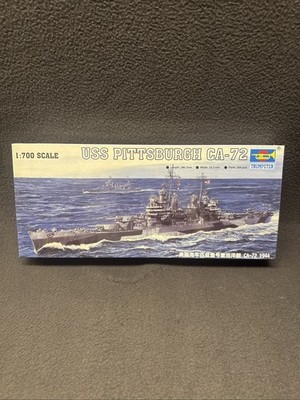 Trumpeter 05726 USS Pittsburgh CA72 1:700 Scale Heavy Cruiser Plastic ...