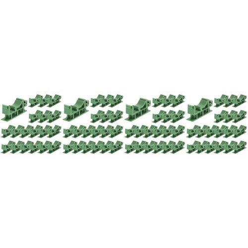 20 Pcs Nylon Pcb Mounting Bracket Rail Carrier Clips Brackets | eBay