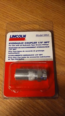 LINCOLN 5852 HYDRAULIC COUPLER 1/8" NPT | eBay