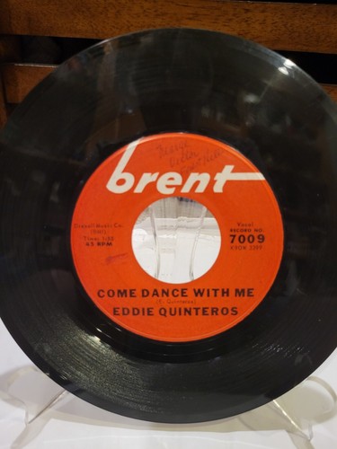 Eddie Quinteros - Come Dance With Me / Vivian 45 RPM 7" Single Brent ...