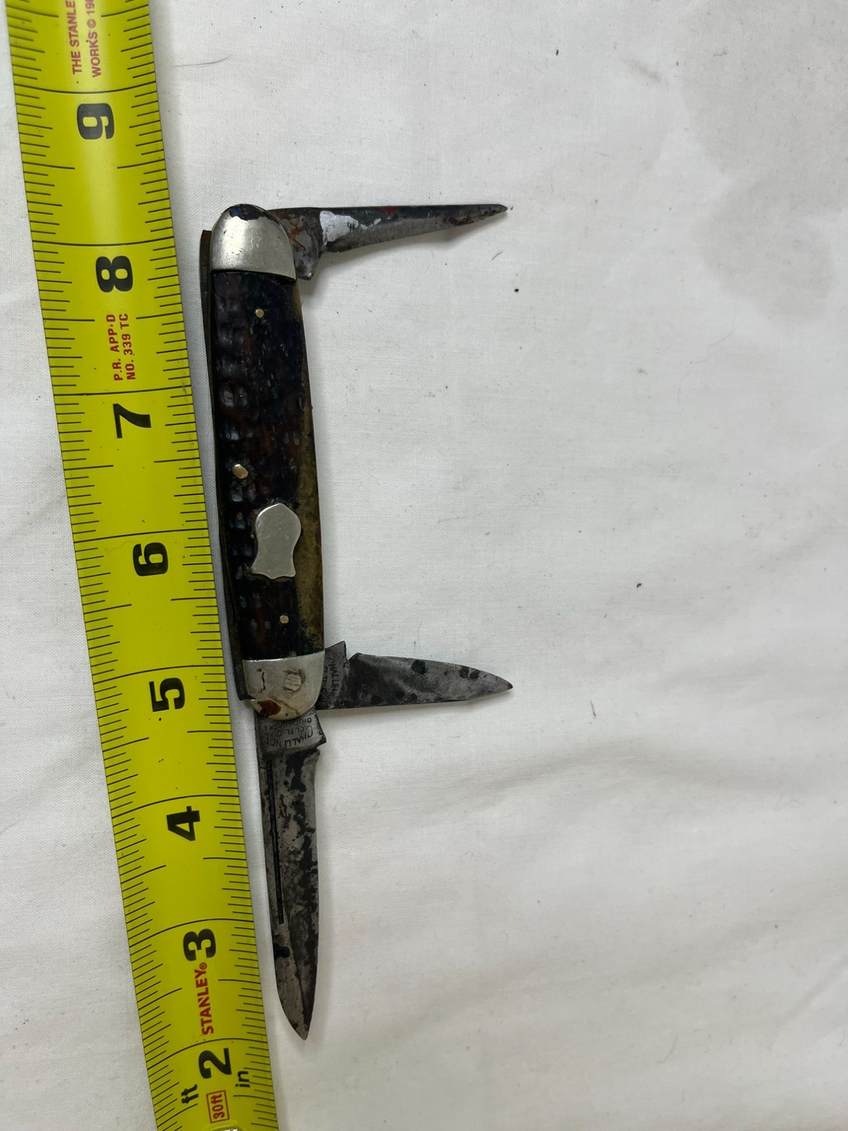 Challenge Cutlery Company Bridgeport Con Stockman Pre 1928 Knife Rough ...