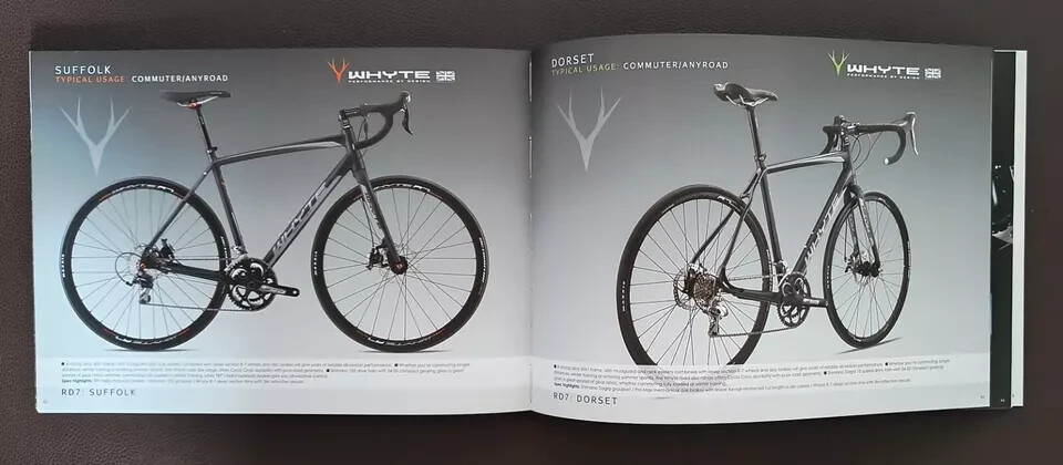 2014 Whyte Bikes UK Road & Mountain Bike Bicycle Brochure / Catalogue ...