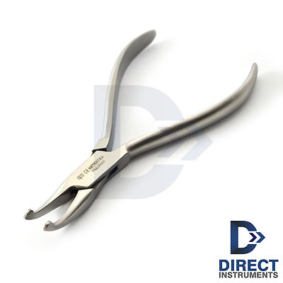 Dental How Plier Curved 14cm Angled Utility Pliers Ortho Braces Wire ...