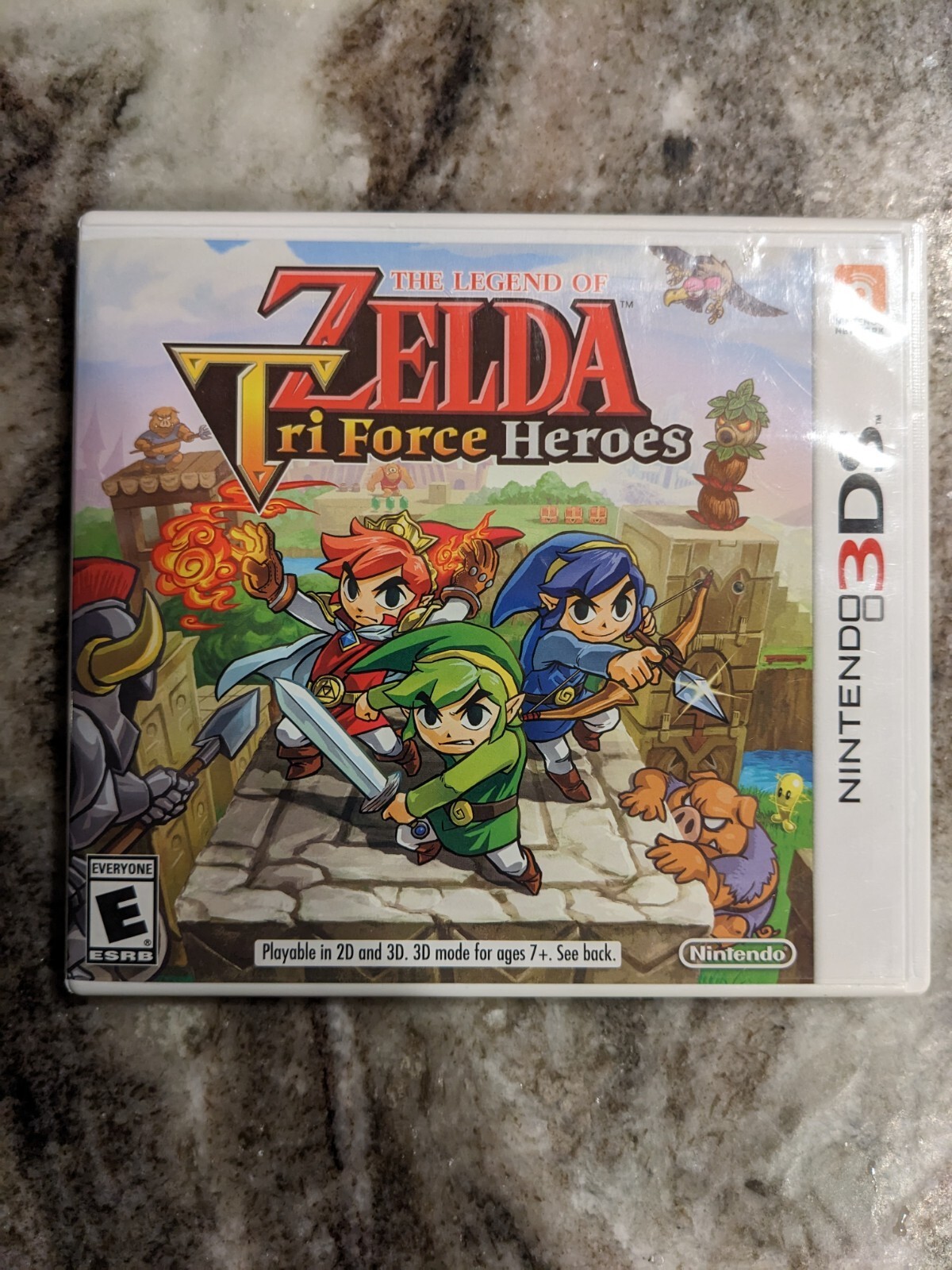 The Legend of Zelda Triforce Heroes Tri Force Nintendo 3DS Game w/Case ...
