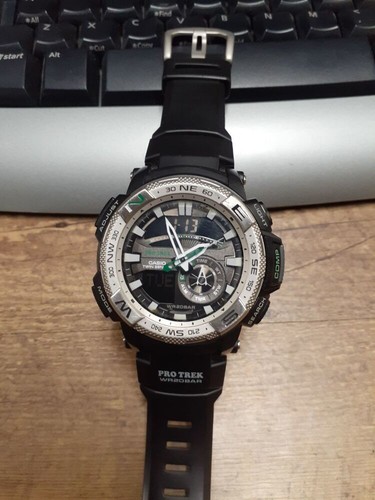 CASIO PRG280-1 (5415) ProTrek Twin Sensor Analog/Digital Watch ...