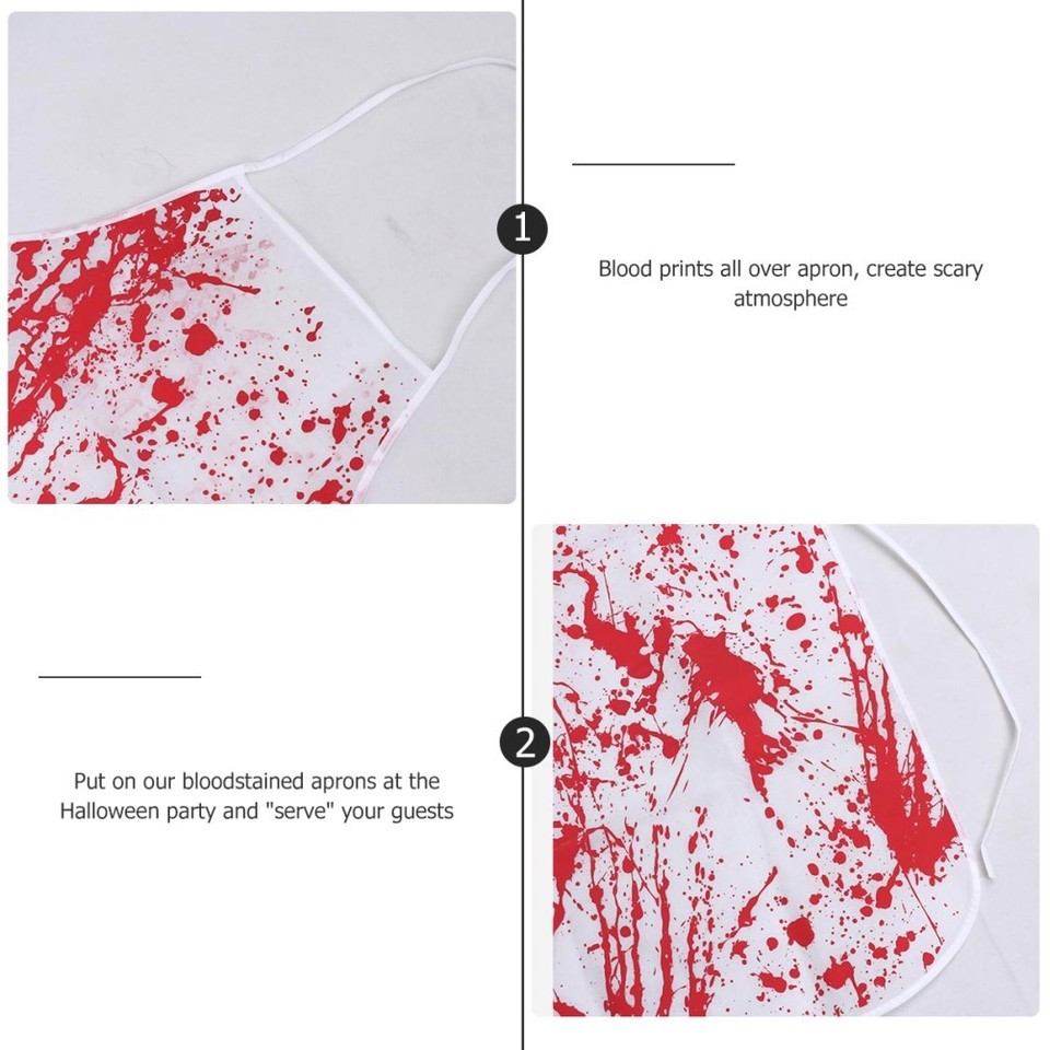 Chef Outfit Halloween Costumes Funny Butcher Apron Cosplay Aprons | eBay UK