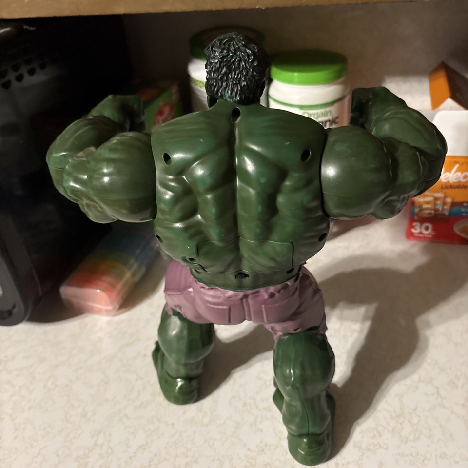 Marvel Disney Avengers Talking The incredible Hulk 15" Figure WORKS | eBay