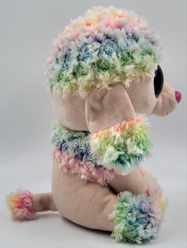 Ty Beanie Boo Rainbow Poodle Medium 9" Plush Stuffed Dog Tie Dye | eBay