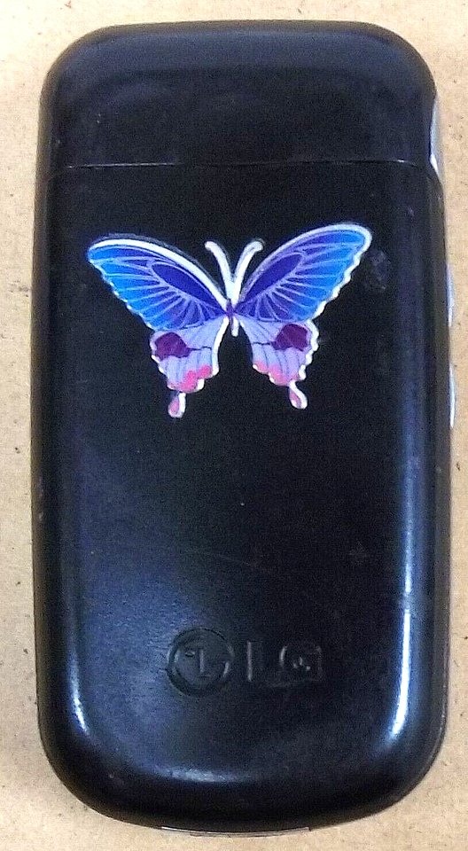 LG 220C / 220CM - Black and Silver ( TracFone ) Rare Cellular Flip ...