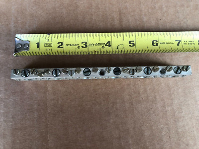 Ground Bar CMC measures 7” long has (21) termination points | eBay
