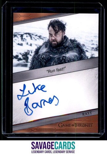 2023 Game of Thrones Art & Images Rast Auto Luke Barnes as | eBay