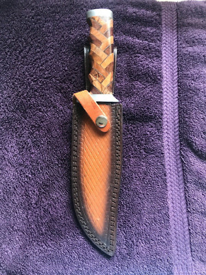 Vintage RR2112 Rough Ryder Cross Hatch Fixed Blade Bowie Knife | eBay