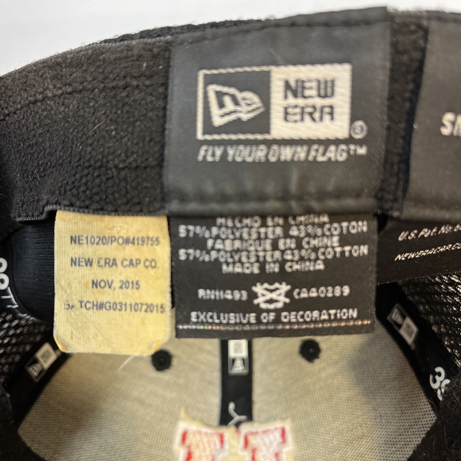 NEW ERA Jimmy Johns Black Baseball Cap Hat Mesh back … - Gem