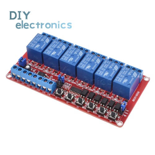 DC 12V 6-Channel Relay High/Low Level Triger Self-Lock Relay US | eBay