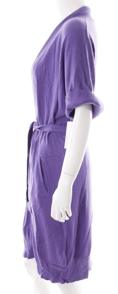 Kaschmir Seide Strickjacke N2 MARC CAIN lila Gürtel Strickkleid 36 ...