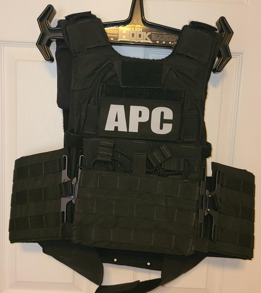 POINT BLANK ADVANCED PLATE CARRIER (APC) MOLLE BLACK | eBay