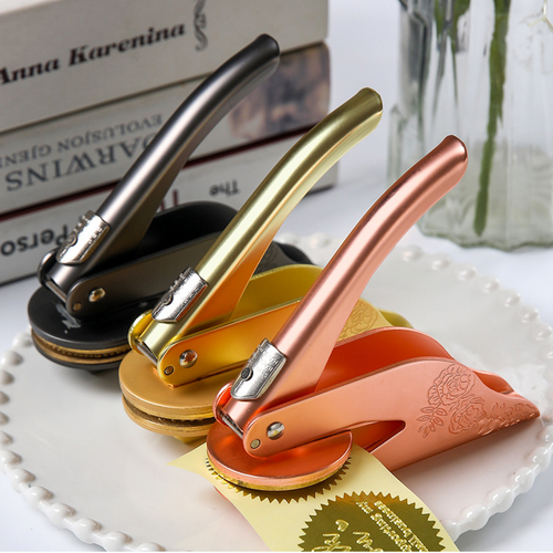 Custom Hand Embosser Seal,Personalized Logo Notary Stamp Embossed ...