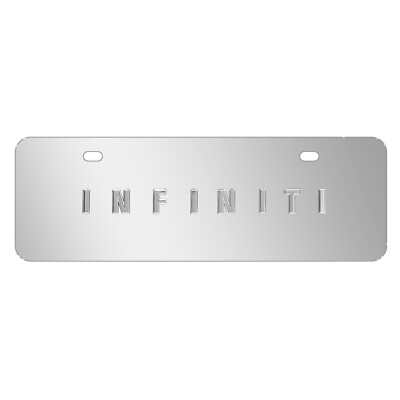 for INFINITI Name in 3D European Look Half-Size Brush Metal License ...