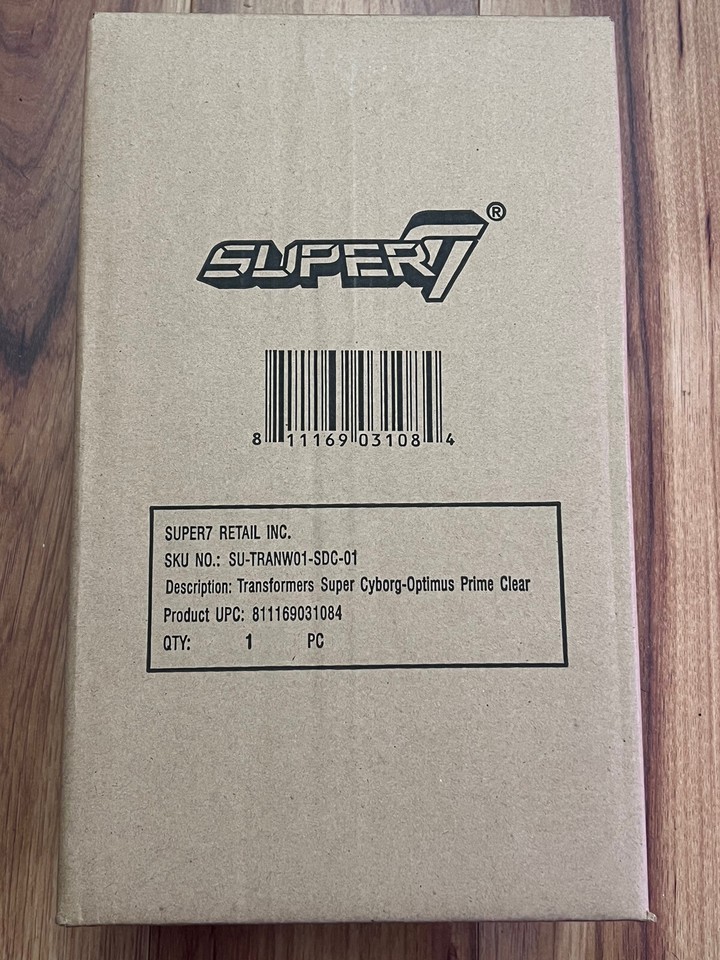 Transformers Super Cyborg CLEAR Optimus Prime X-Ray A-01 Super 7 SDCC ...
