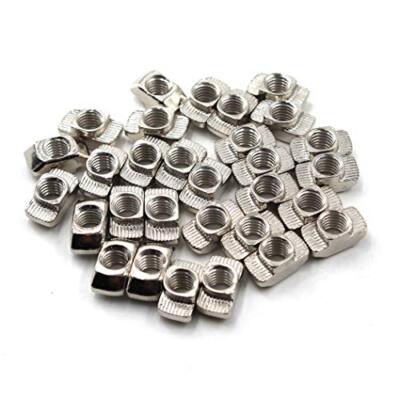 Dado M6 T in acciaio al carbonio placcato nichel T Slot dado per 4545 ...