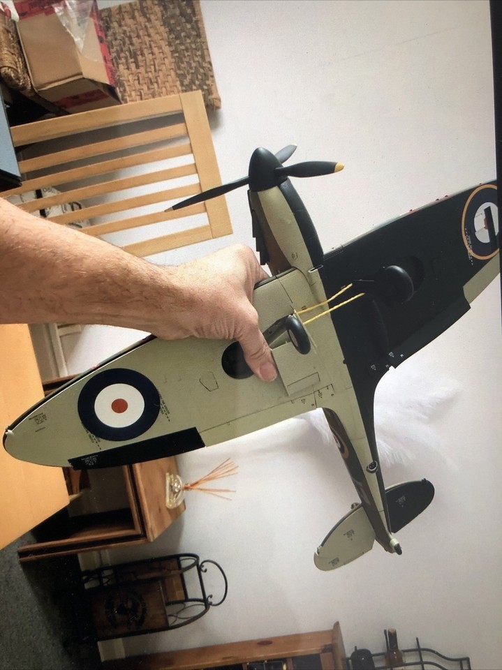 Mk1 A Spitfire 1/18 RAF Ace S Malan DieCast Metal Built Agora Corgi ...