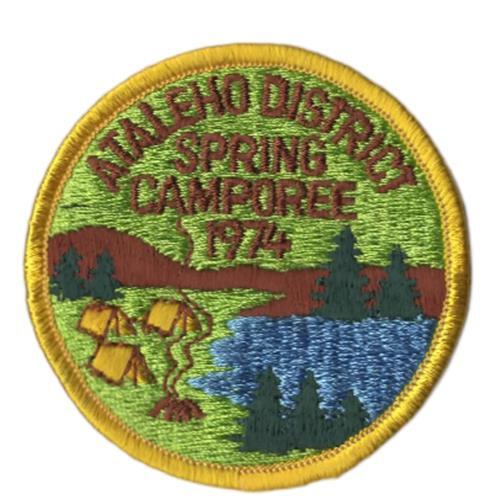 1974 Spring Camporee Ataleho District BSA Patch YL Bdr. [VA-3816] | eBay